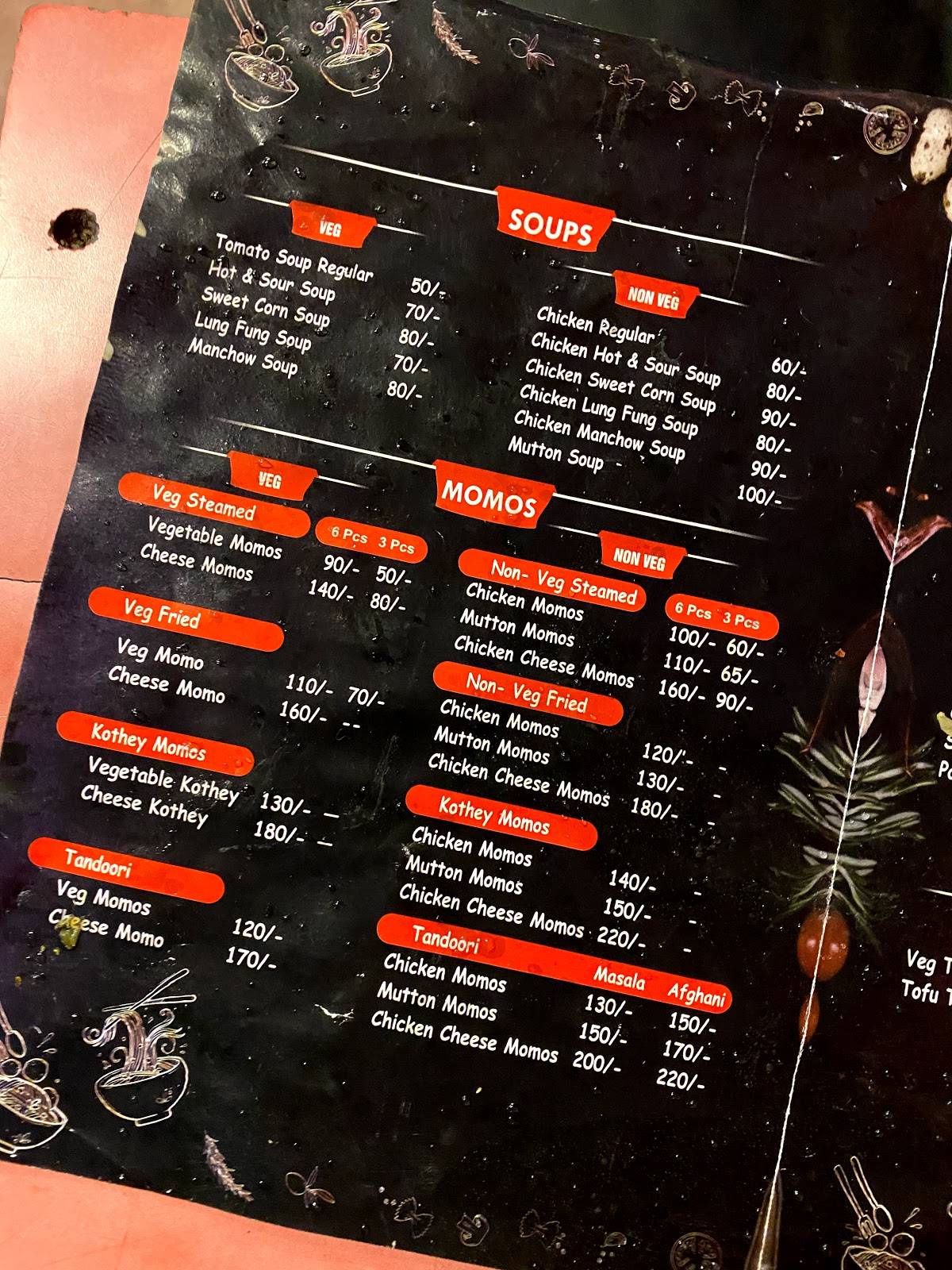 Menu at Singh Soup Bar, Dehradun, Rajpur Rd