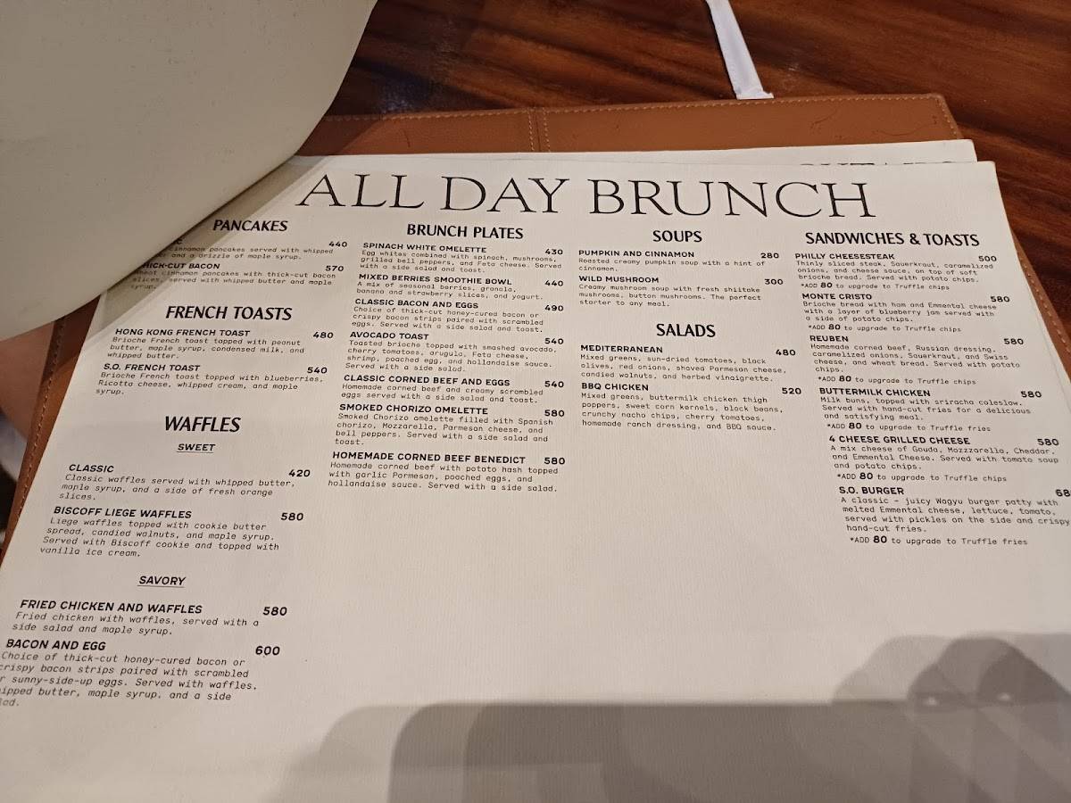 Menu at Single Origin - Opus Mall restaurant, Quezon City