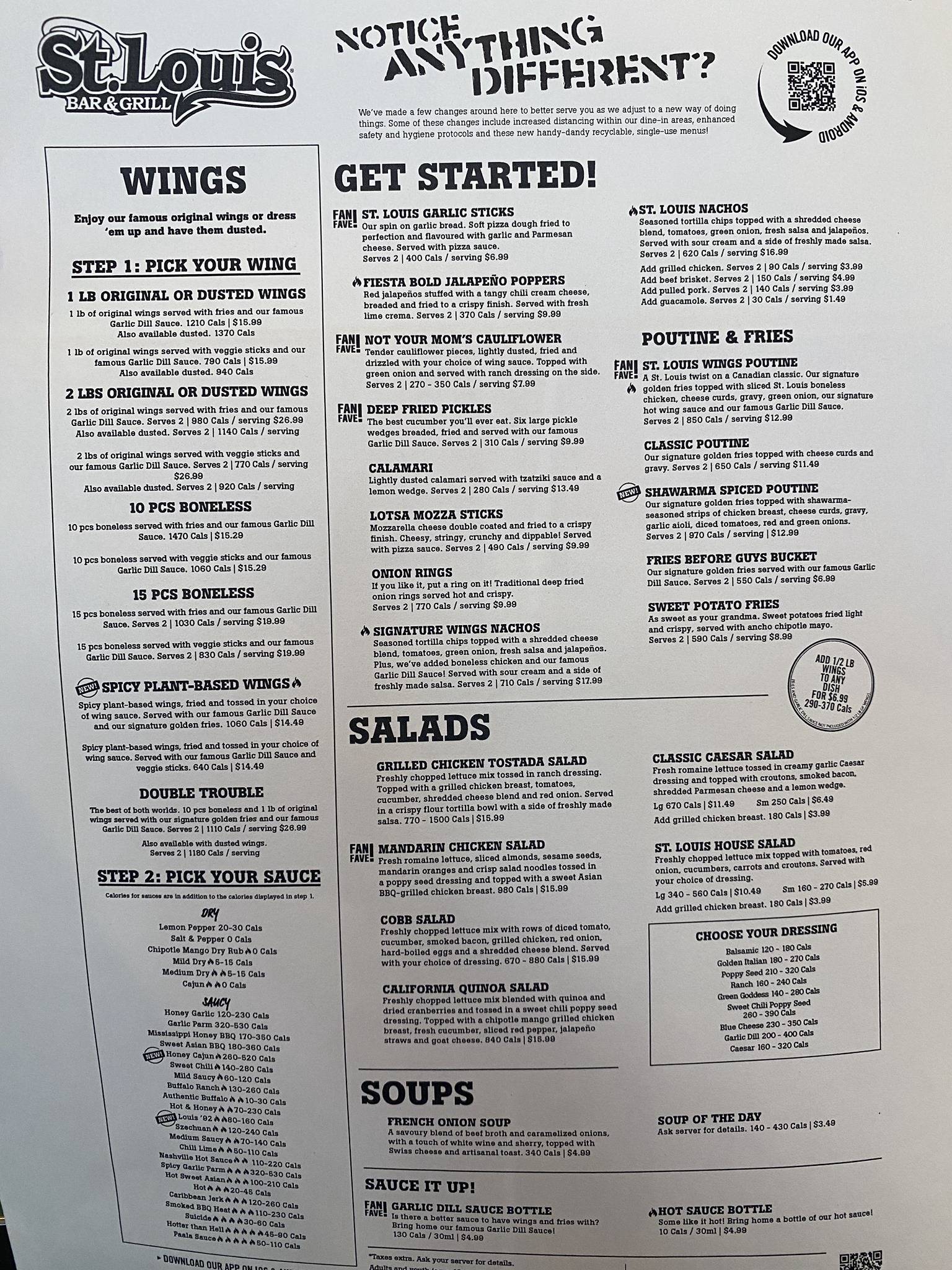 Menu at St. Louis Bar & Grill, Belleville, 264 Millennium Pkwy