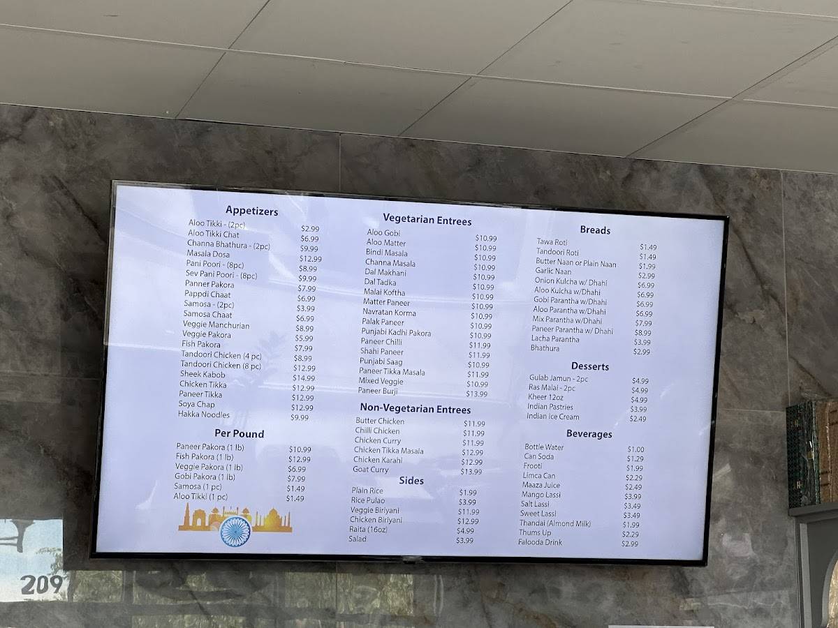 Menu at Star India Sweets & Catering desserts, Lathrop