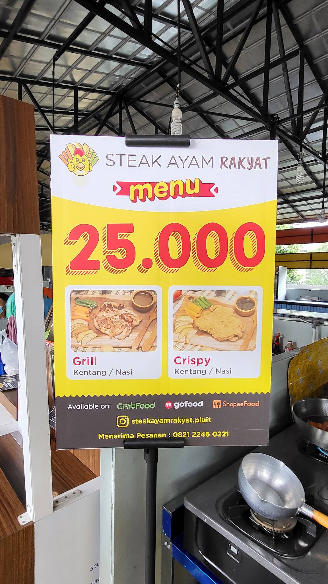 Carta del restaurante Steak Ayam Rakyat Pluit, North Jakarta