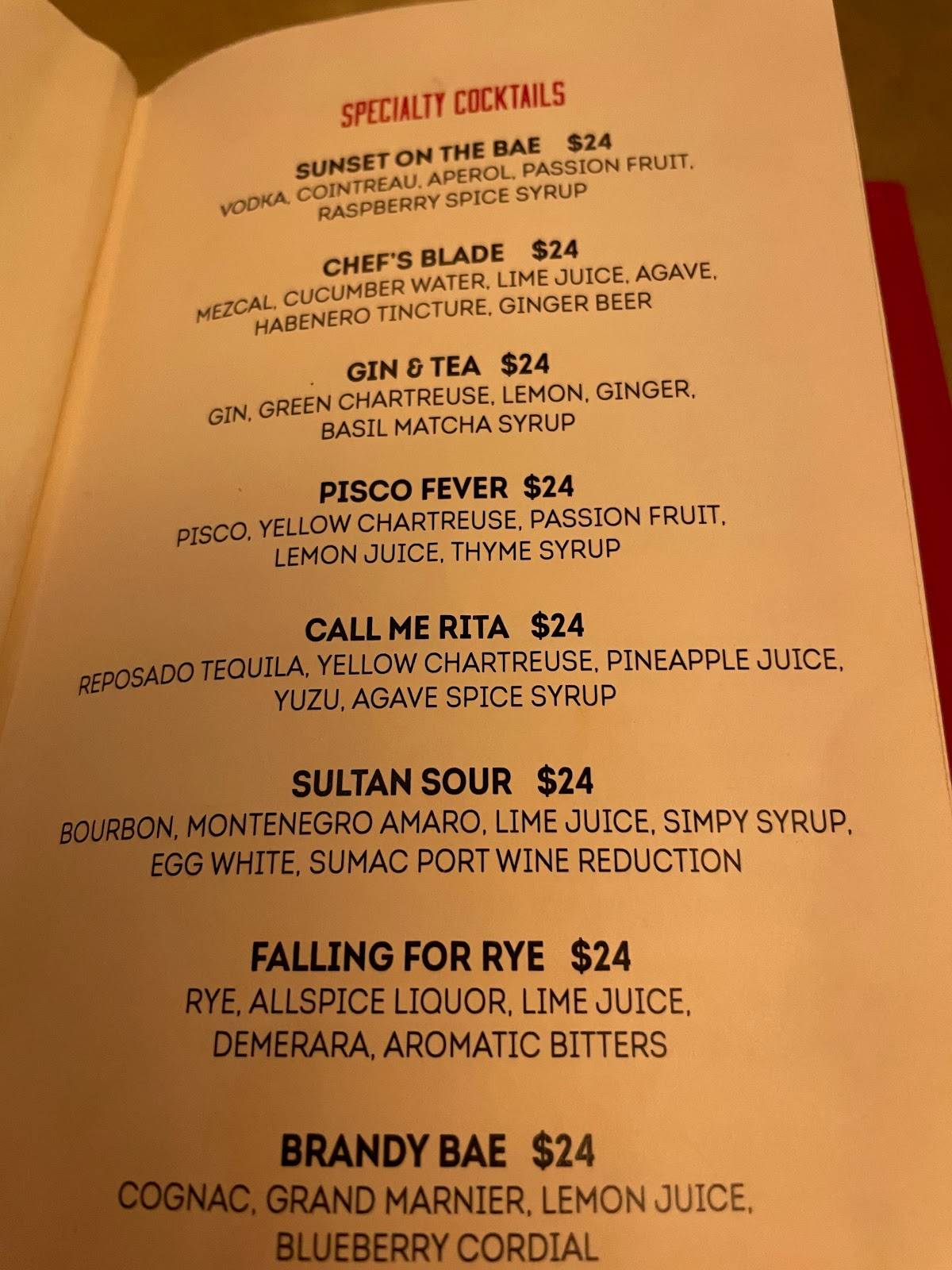 Menu at Nusr-Et Steakhouse New York, West New York, 60 W 53rd St