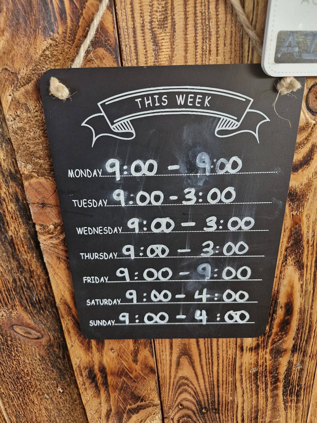 Menu at Strawberry Fields Cafe, York, A19