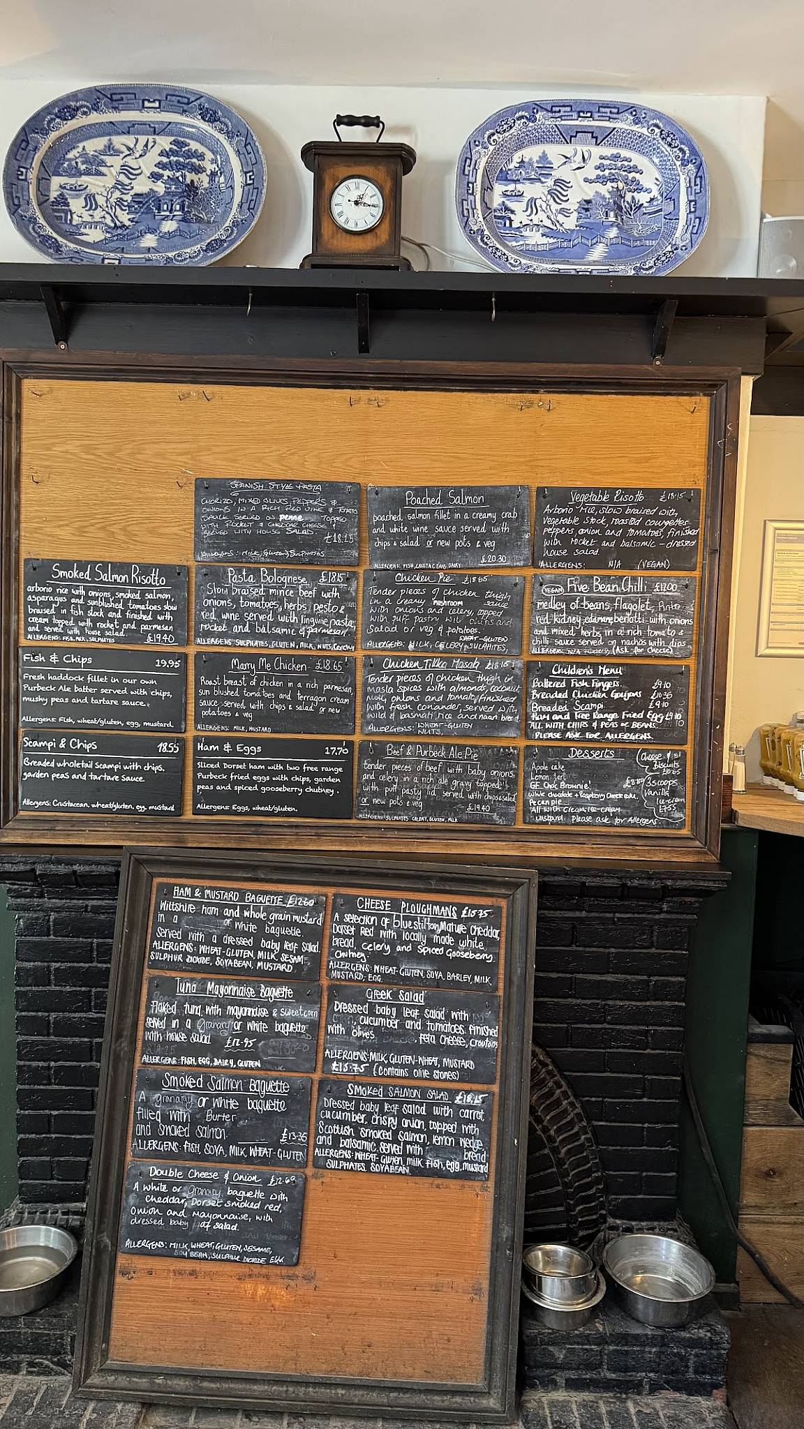 Menu at Bankes Arms Inn Studland pub & bar, Swanage