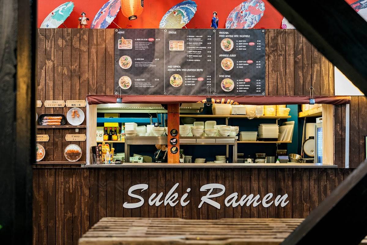 Menu at Suki Ramen restaurant, Helsingør