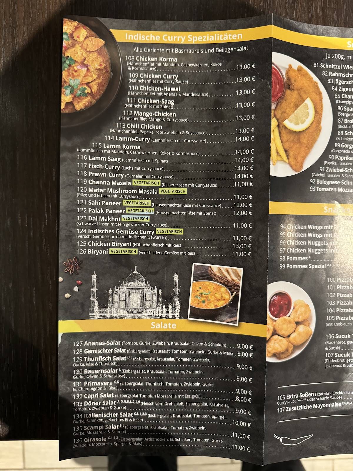 Speisekarte von Sultan - Döner restaurant, Daun