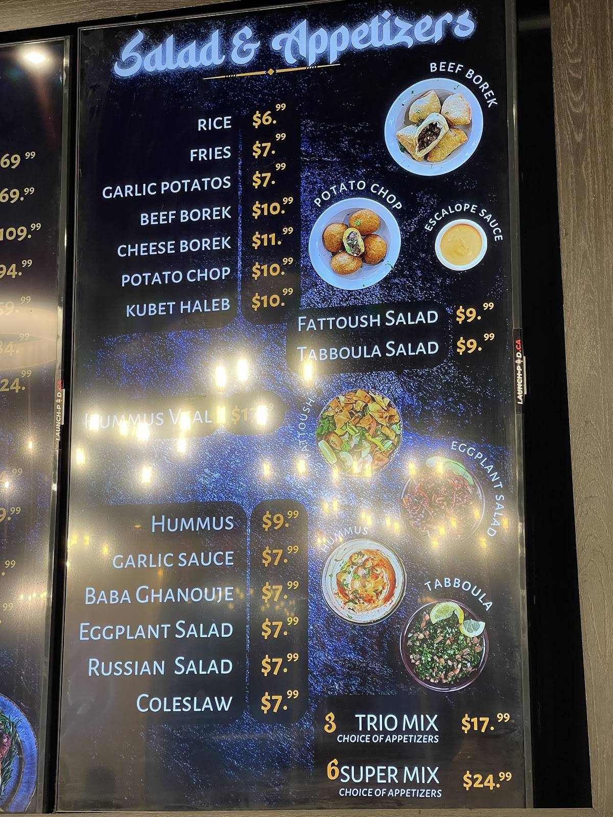 Menu at Sumaq Iraqi Charcoal Grill - Mississauga Order Online ...