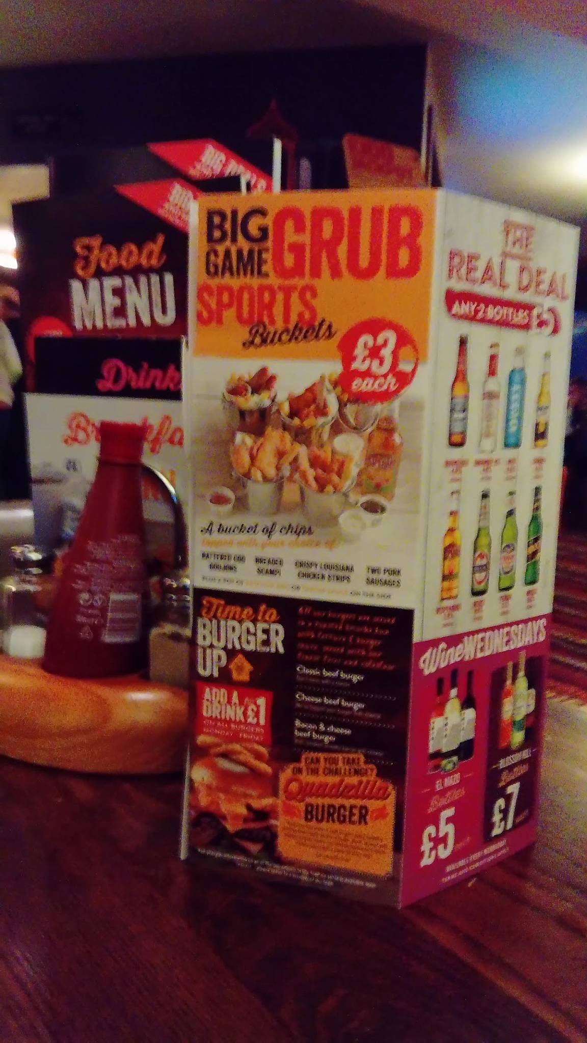Menu at Sword Dancer pub & bar, Sheffield
