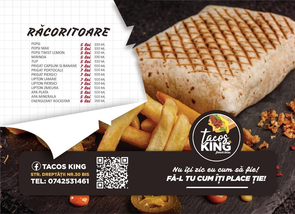 Menu at TACOS KING, Constanța