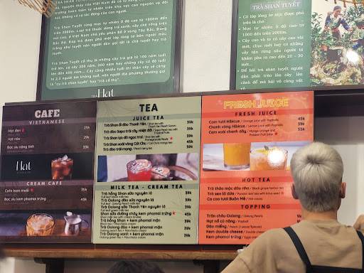 Menu at TEA Hat, Nam Định