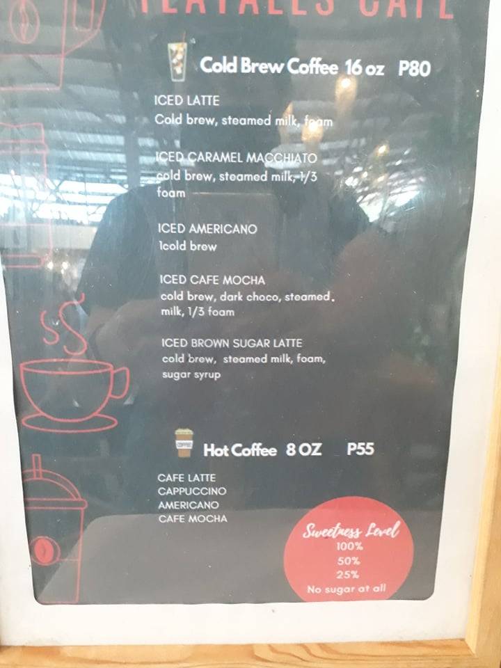 Carta de TEATALES CAFE and Foodkiosk, General Santos