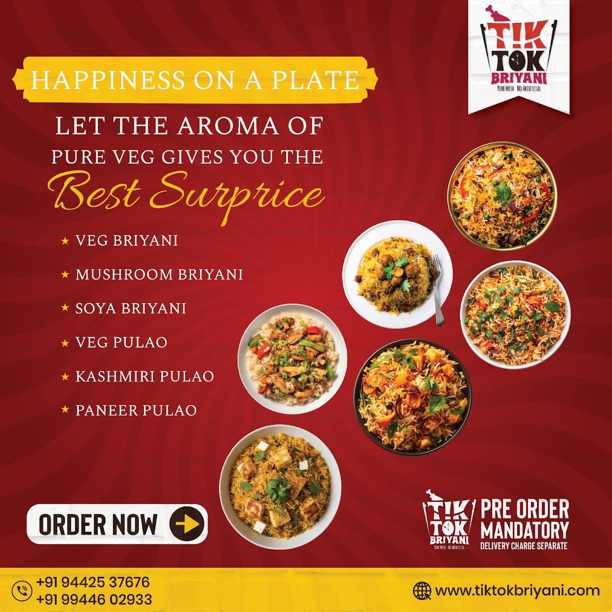 Menu at TIK TOK Briyani - Bucket Briyani Chicken Mutton Non Veg Gravies ...