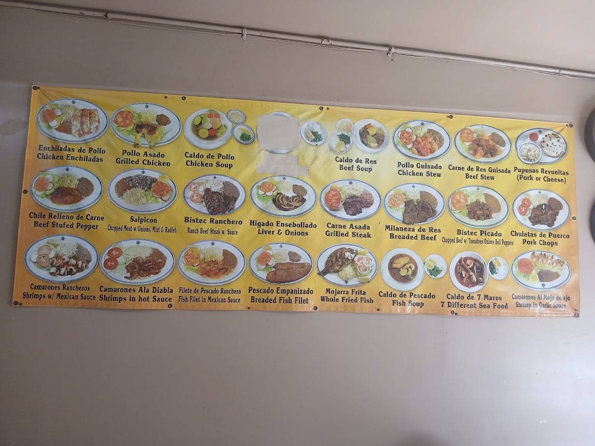 Menu at Taco Bravo restaurant, Los Angeles, W Pico Blvd D