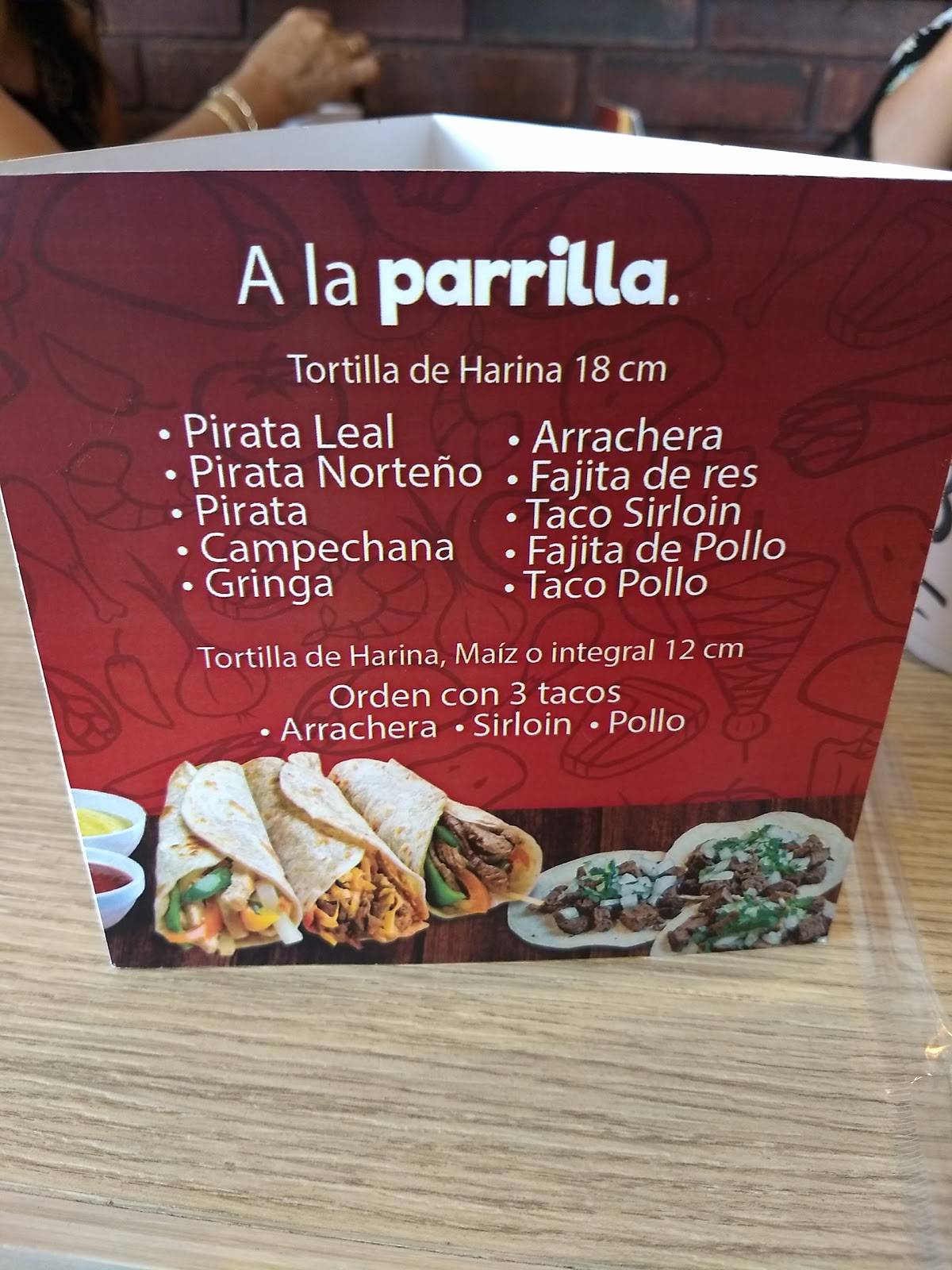 Carta del restaurante Tacos Leal Las Américas, Guadalupe, P.º del las ...