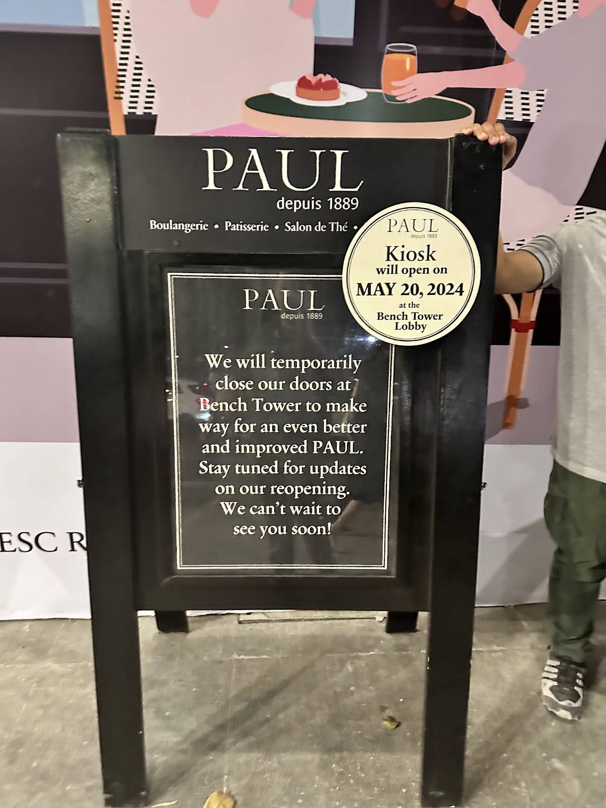 Menu at PAUL Boulangerie et Patisserie cafe, Taguig, G/F Bench Tower