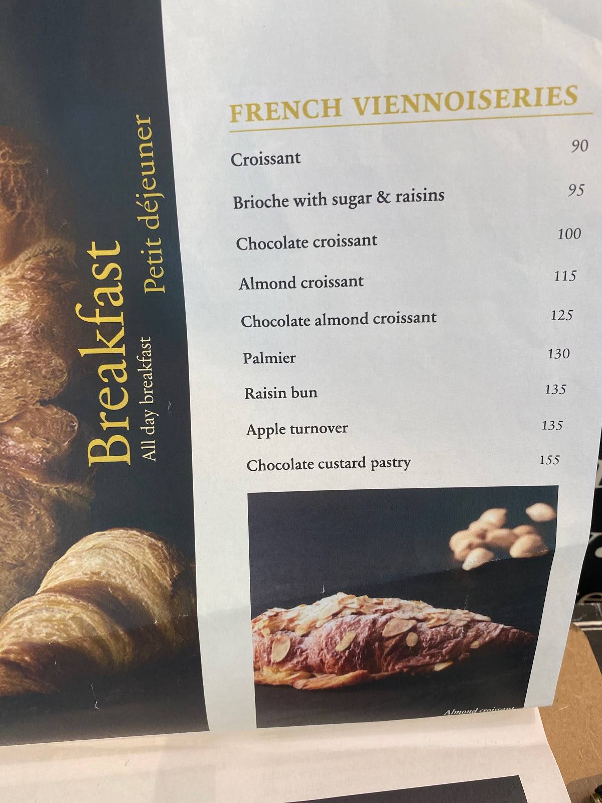 Menu at PAUL Boulangerie et Patisserie cafe, Taguig, G/F Bench Tower