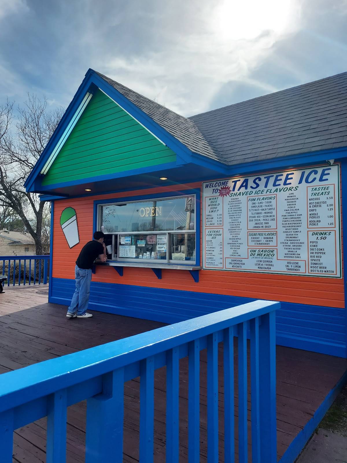 Menu at Tastee Ice desserts, Grand Prairie, 829 S Belt Line Rd