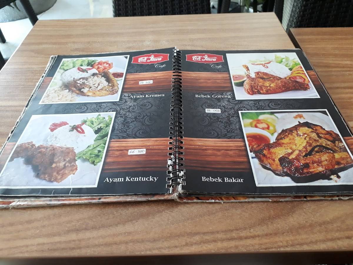 Menu at Teh Jawa Cafe Gramedia Pandanaran, Semarang