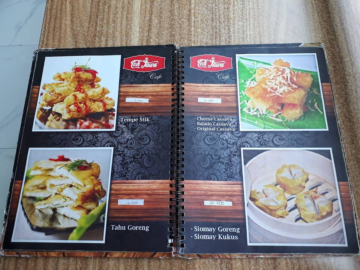 Menu at Teh Jawa Cafe Gramedia Pandanaran, Semarang