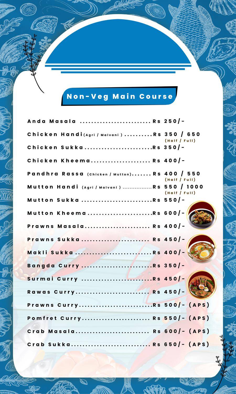 Menu at Nakhwa, Thane