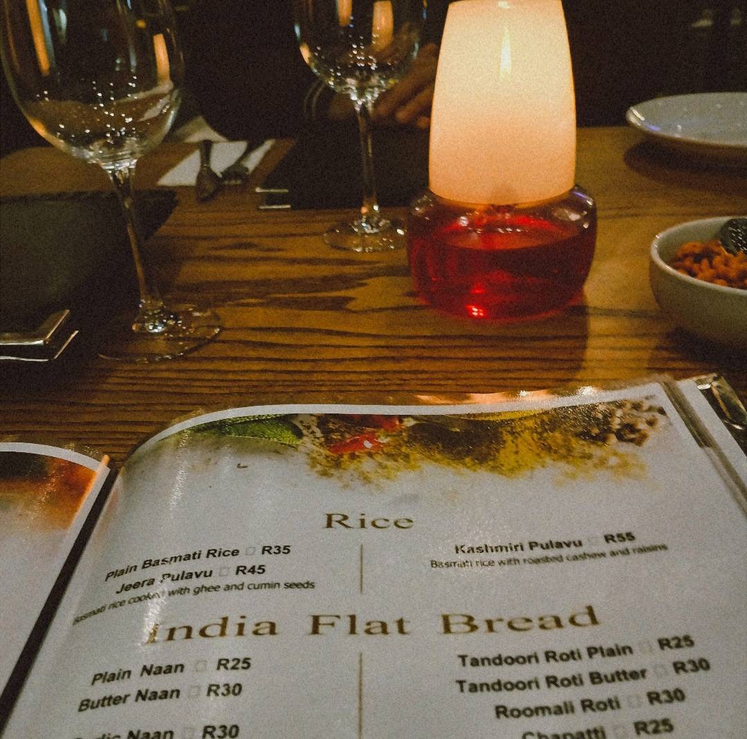 Menu at Thava Indian Restaurant GrandWest, Cape Town, GrandWest Casino ...