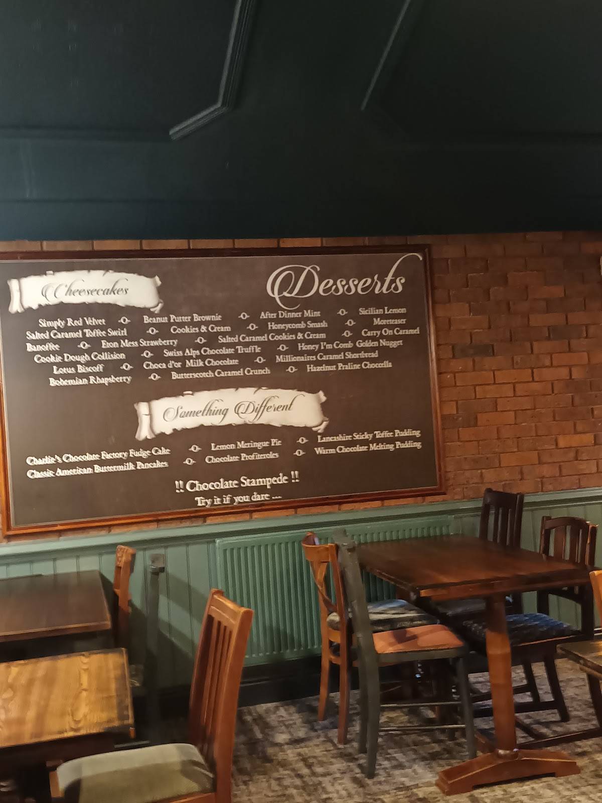 Menu at The Astley pub & bar, Chorley