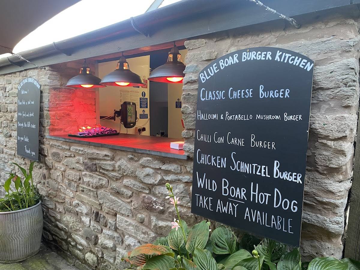Menu at The Blue Boar pub & bar, Hay-on-Wye, Castle St