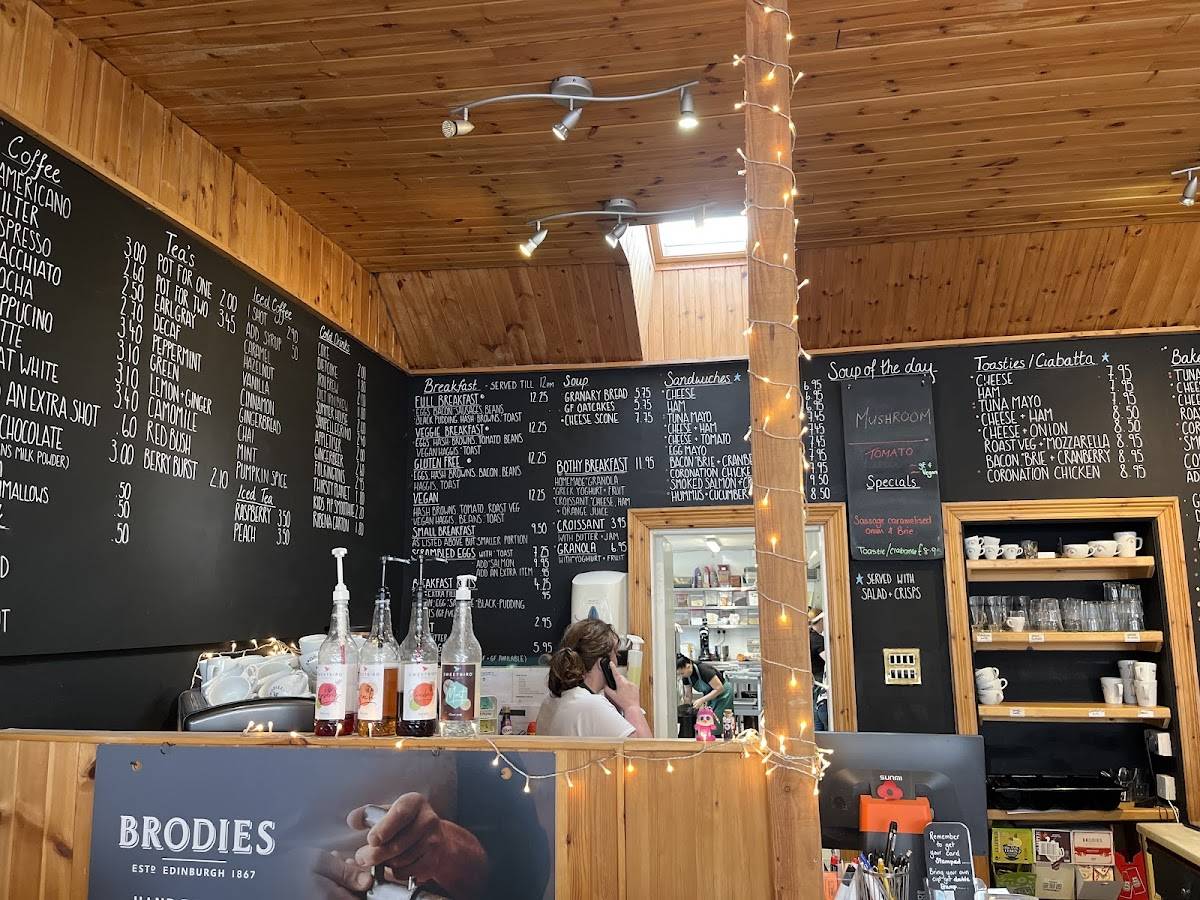 Menu at The Bothy Ballater cafe, Ballater, 43 Bridge St