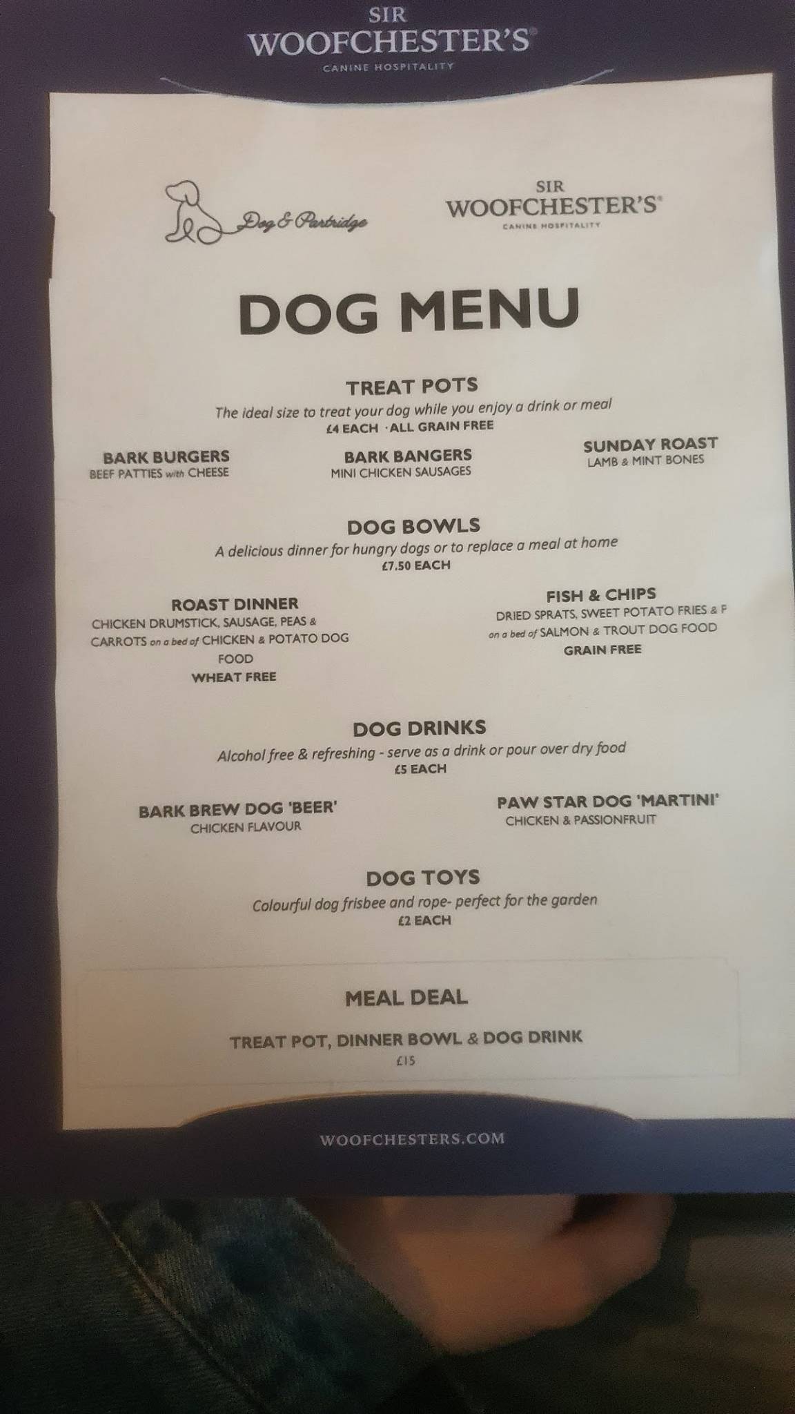 Menu at The Bug and Spider pub & bar, Calne