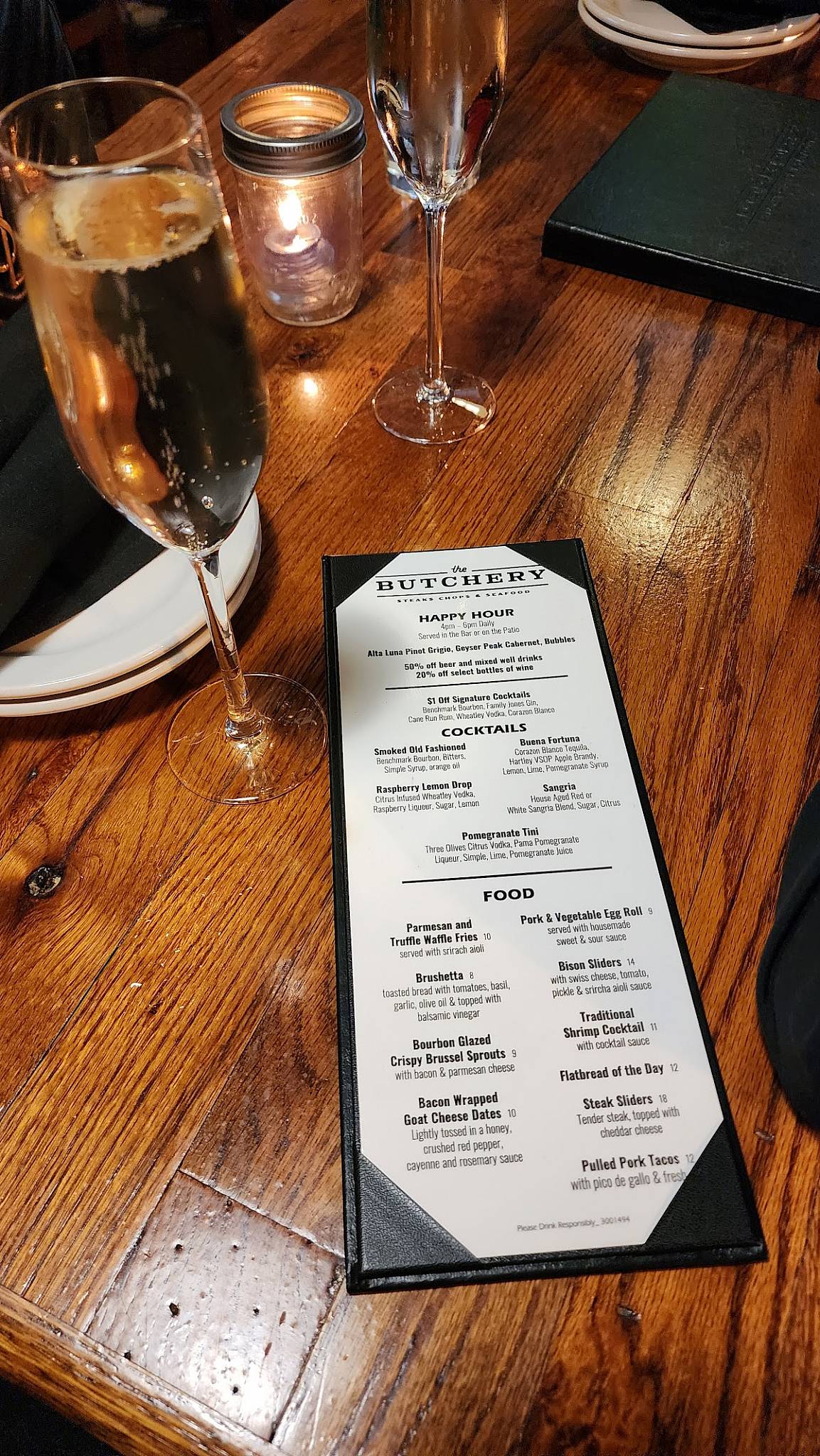Menu at The Butchery- Steaks, Chops & Seafood steakhouse, Arvada