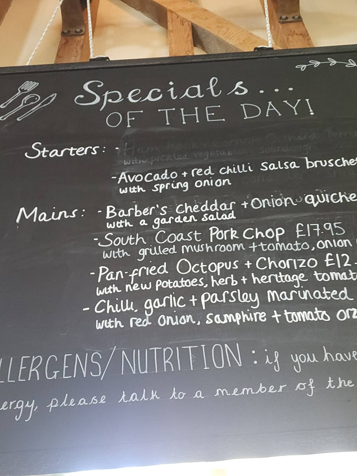 Menu at The Cams Mill, Fareham restaurant, Fareham, Cams Hall Estate