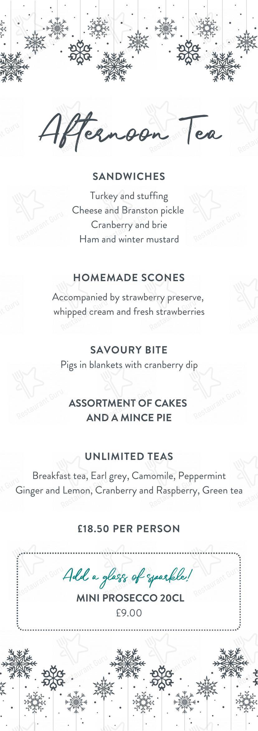 Menu at The Clubhouse Bar & Restaurant Branston, Burton upon Trent