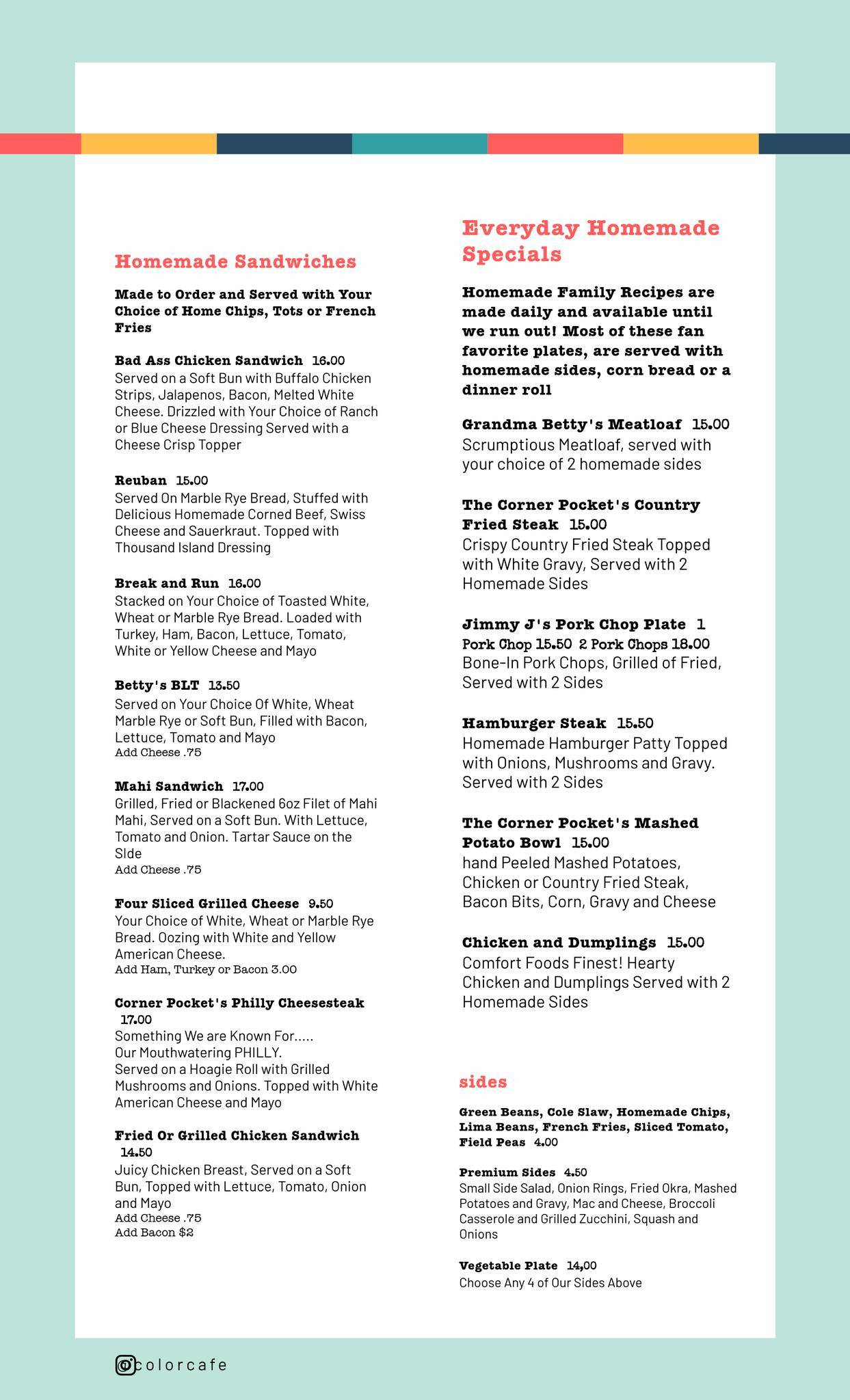 Menu at The Corner Pocket pub & bar, Green Cove Springs