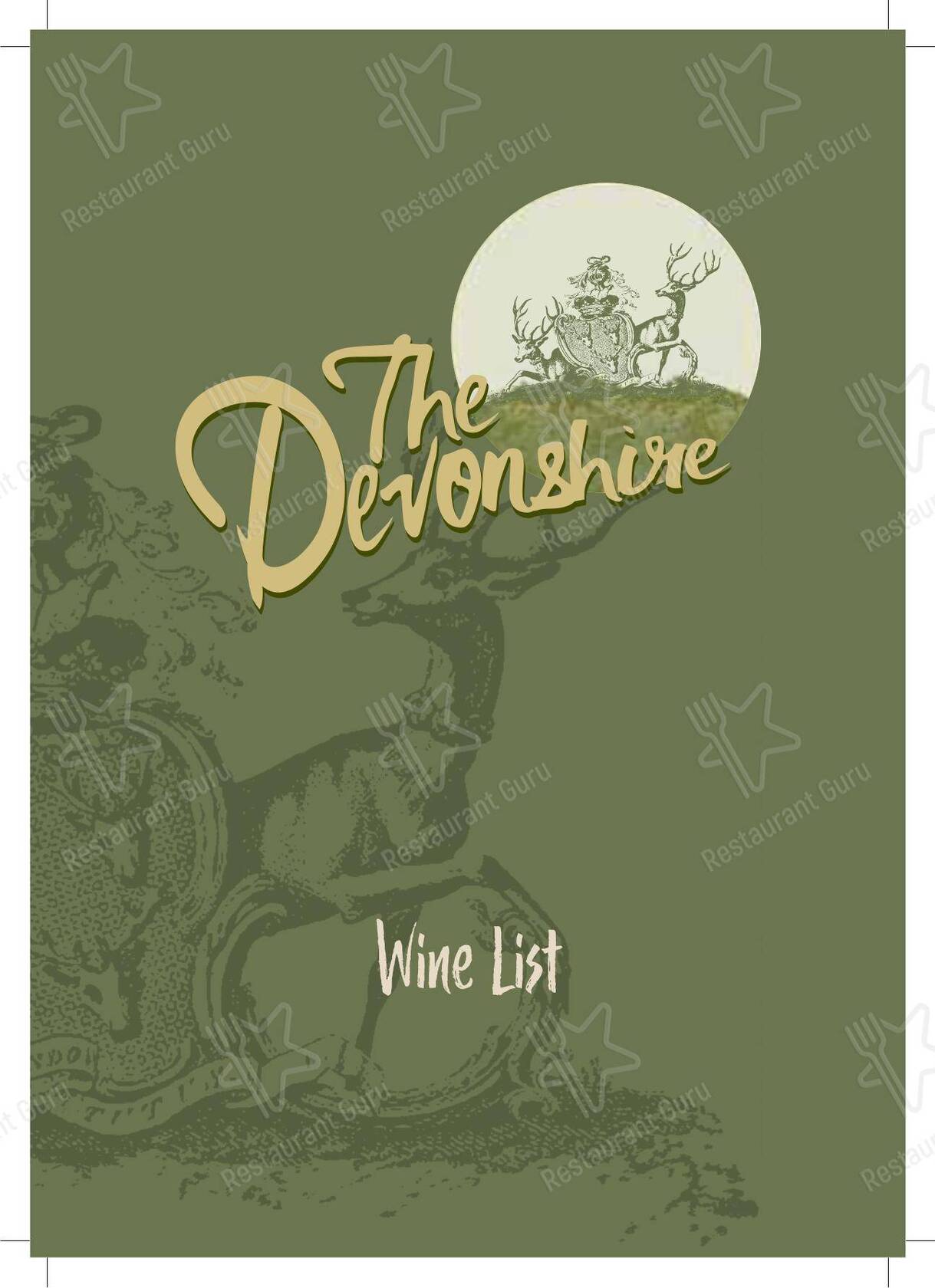 Menu at The Devonshire pub & bar, Nether Langwith, Rectory Rd