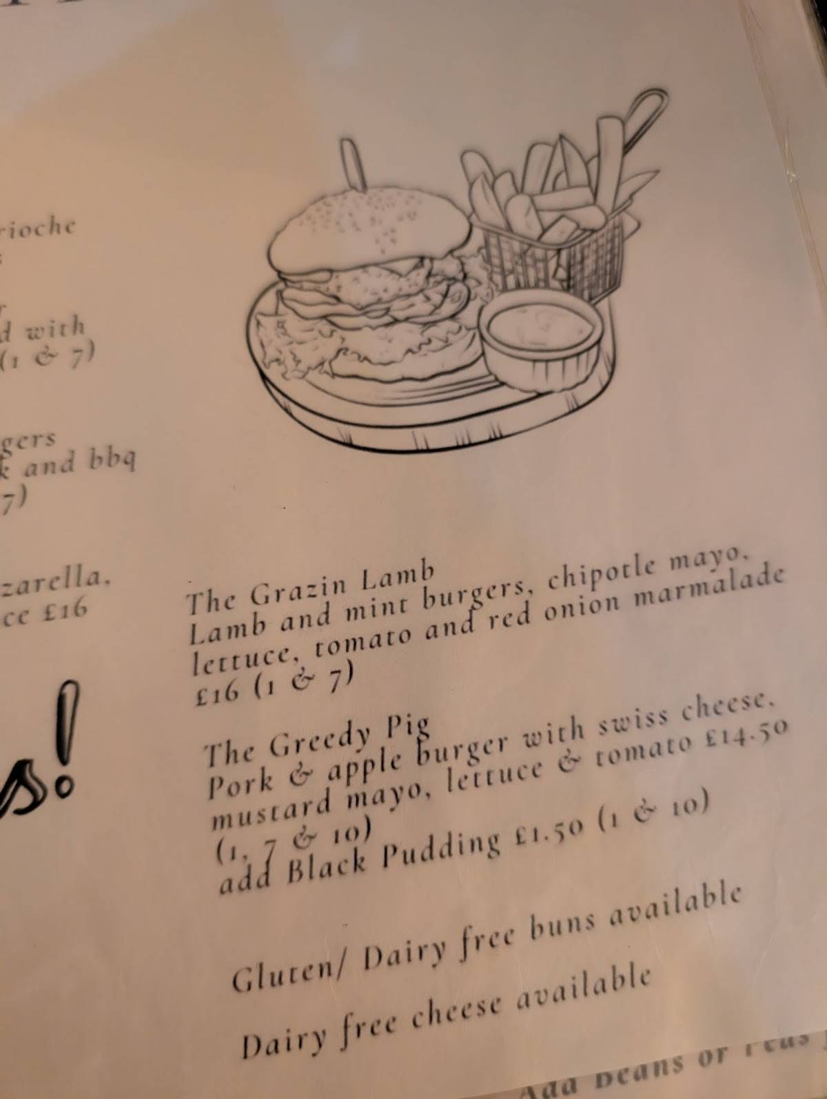 Menu at The Faerie Tree Inn pub & bar, Aberfoyle