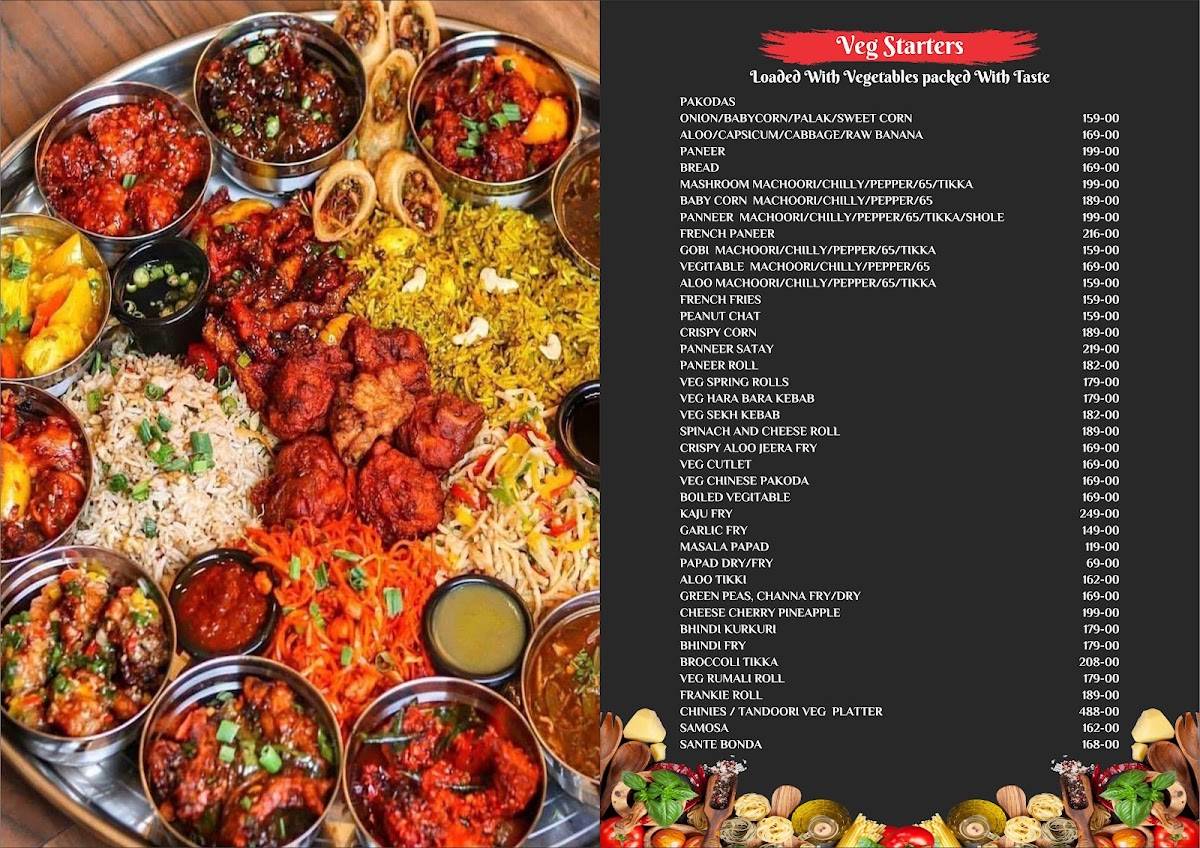 Menu at The Food Factory, Bengaluru, International Airport Road