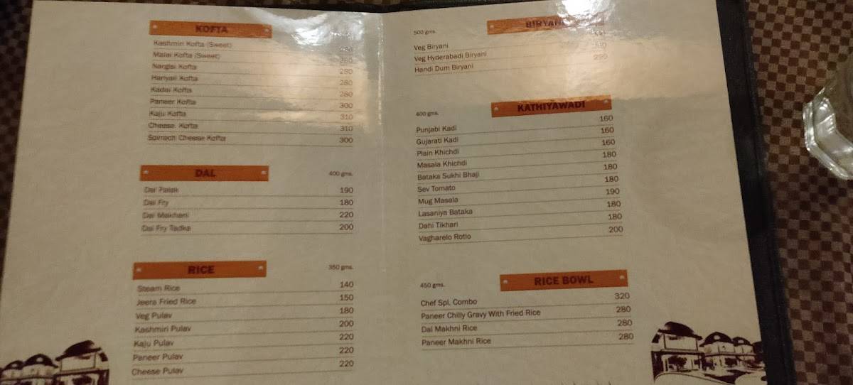 Menu at The Food Resort, Jamnagar, NH 151A