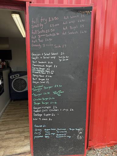 Menu at The Greedy Grill restaurant, Moy
