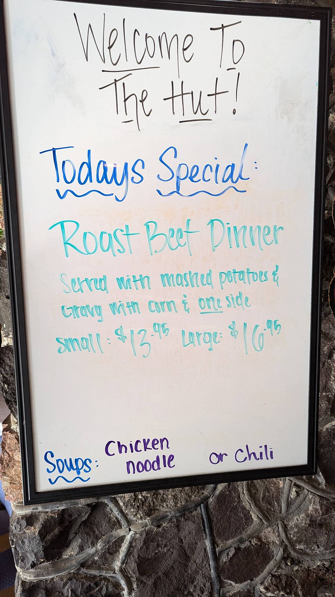 Menu at The Hut Restaurant, Calumet Township, Wolverine St #41