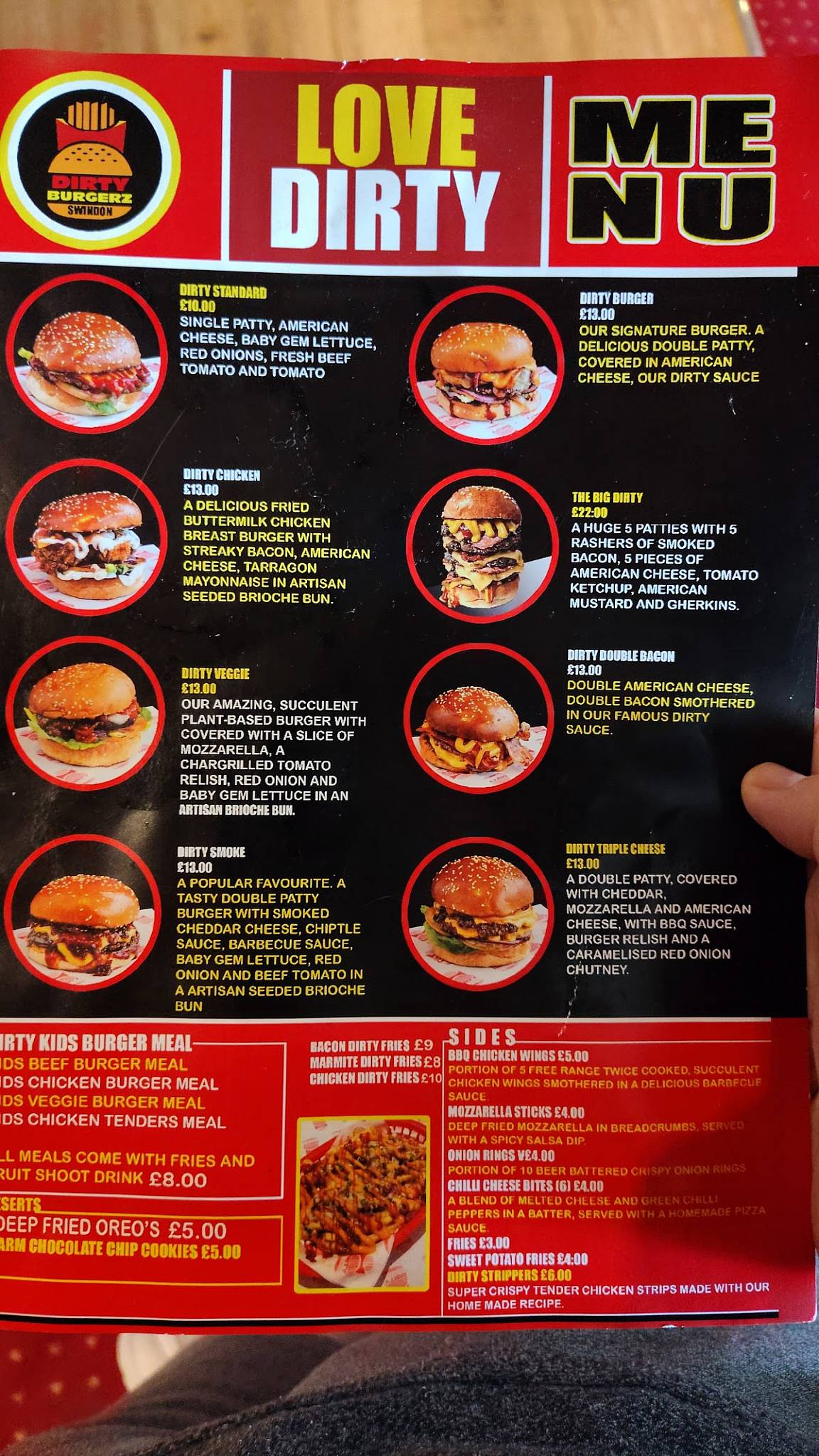 Menu at The Jovial Monk pub & bar, Swindon