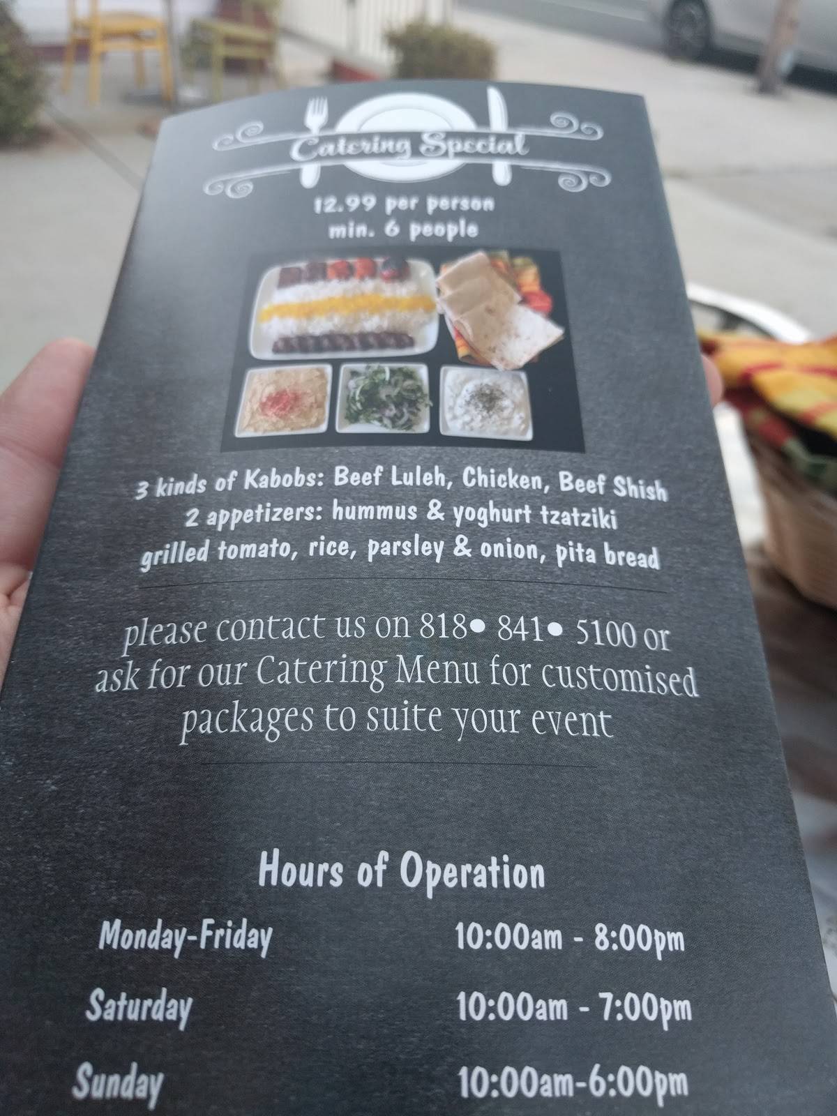 Menu at The Kitchen restaurant, Glendale