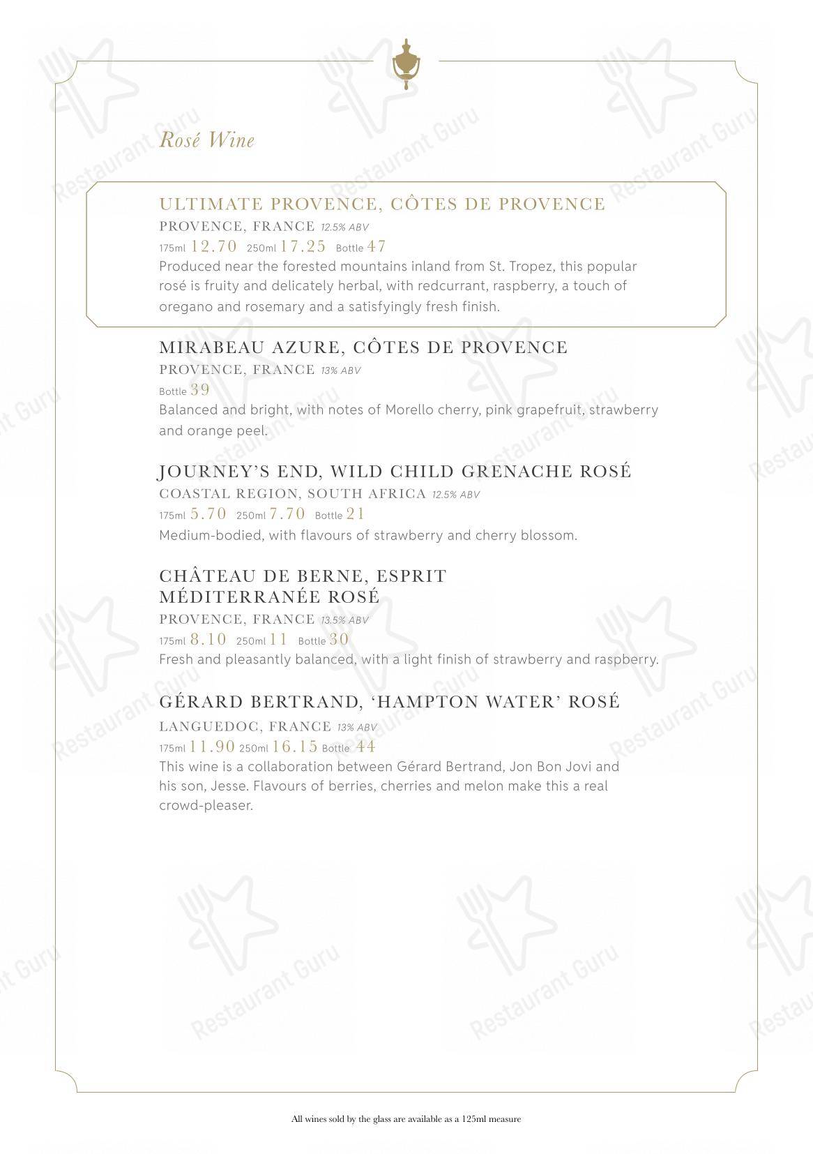 Menu at The Leopard - Bishop's Tachbrook pub & bar, Royal Leamington Spa