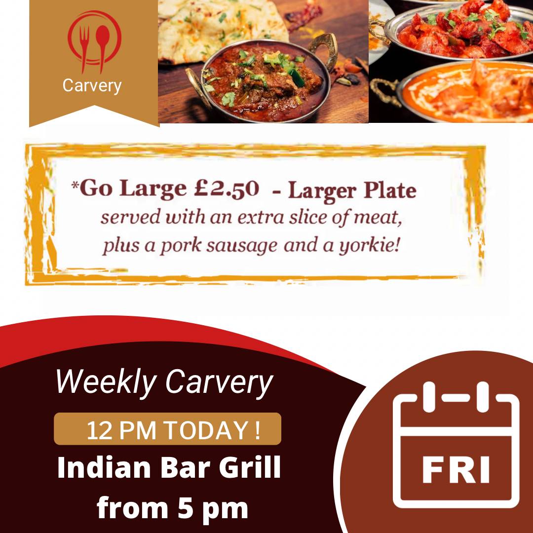 Menu at The Madebrook Carvery restaurant, Telford, Madebrook House