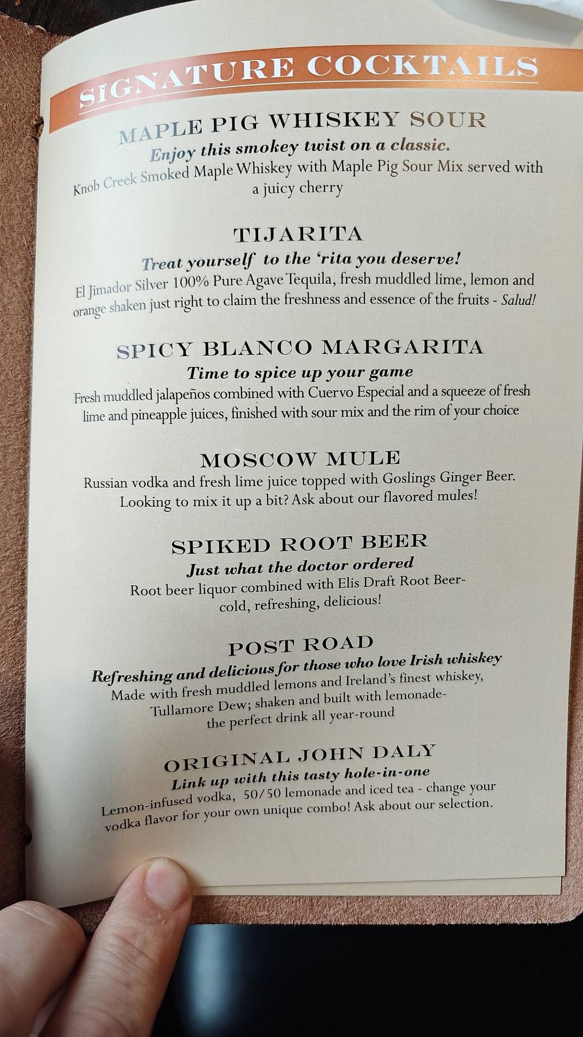 Menu at The Maple Pig BBQ, Presque Isle
