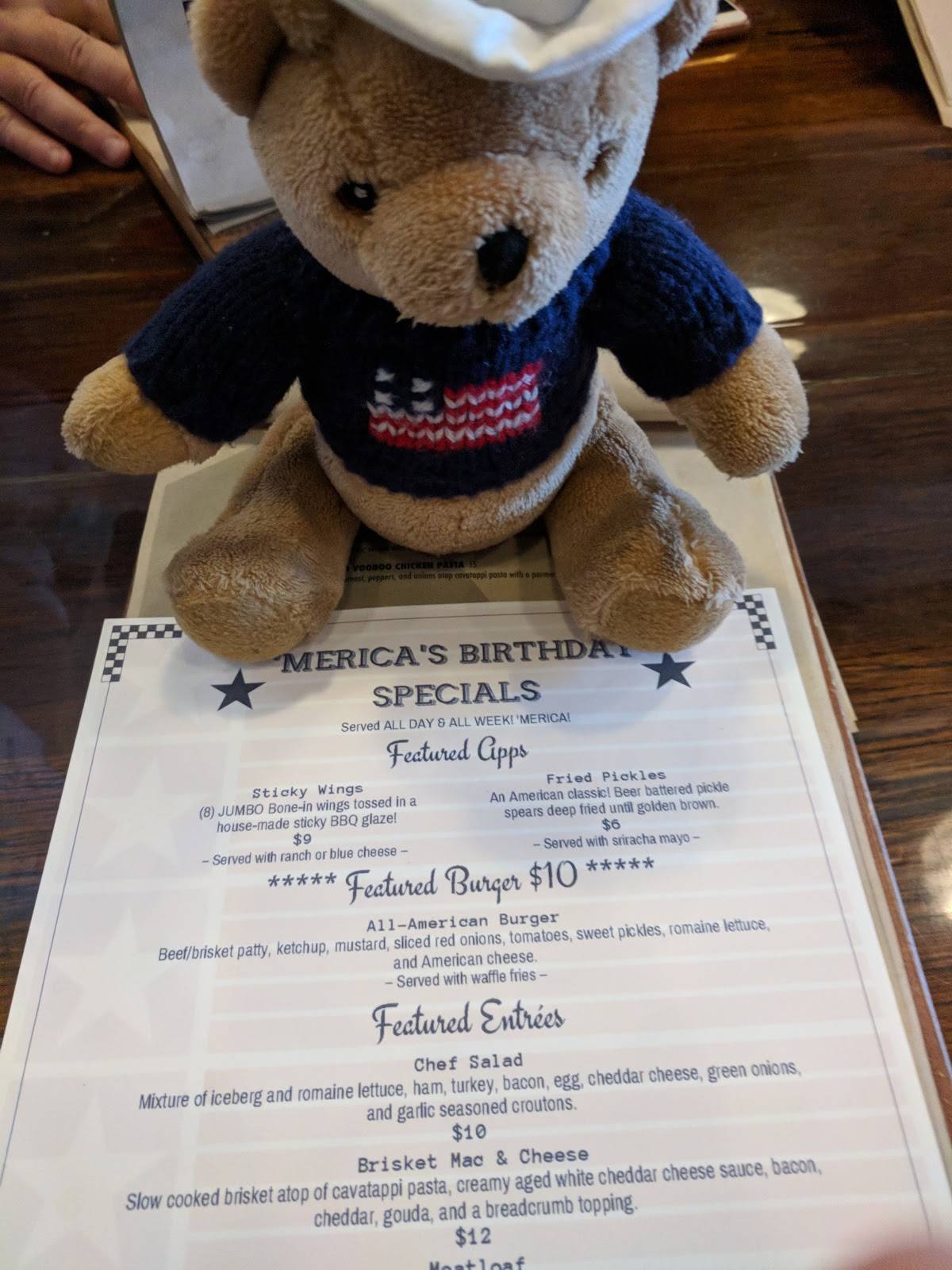 Menu at The Merchant House pub & bar, Greenville