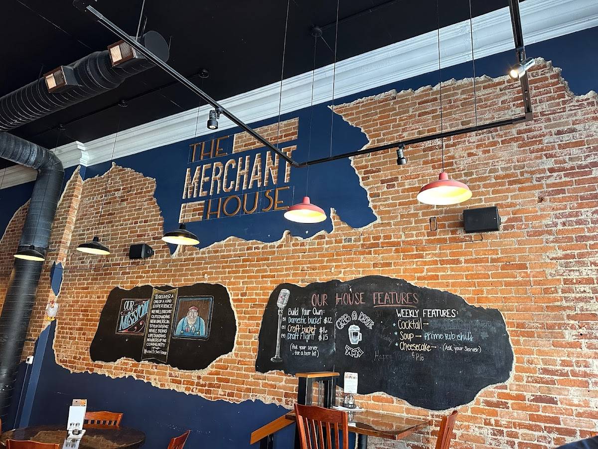 Menu at The Merchant House pub & bar, Greenville