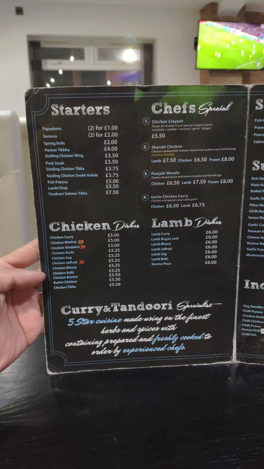 Menu at Hen & Chickens Bar & Grill, West Bromwich