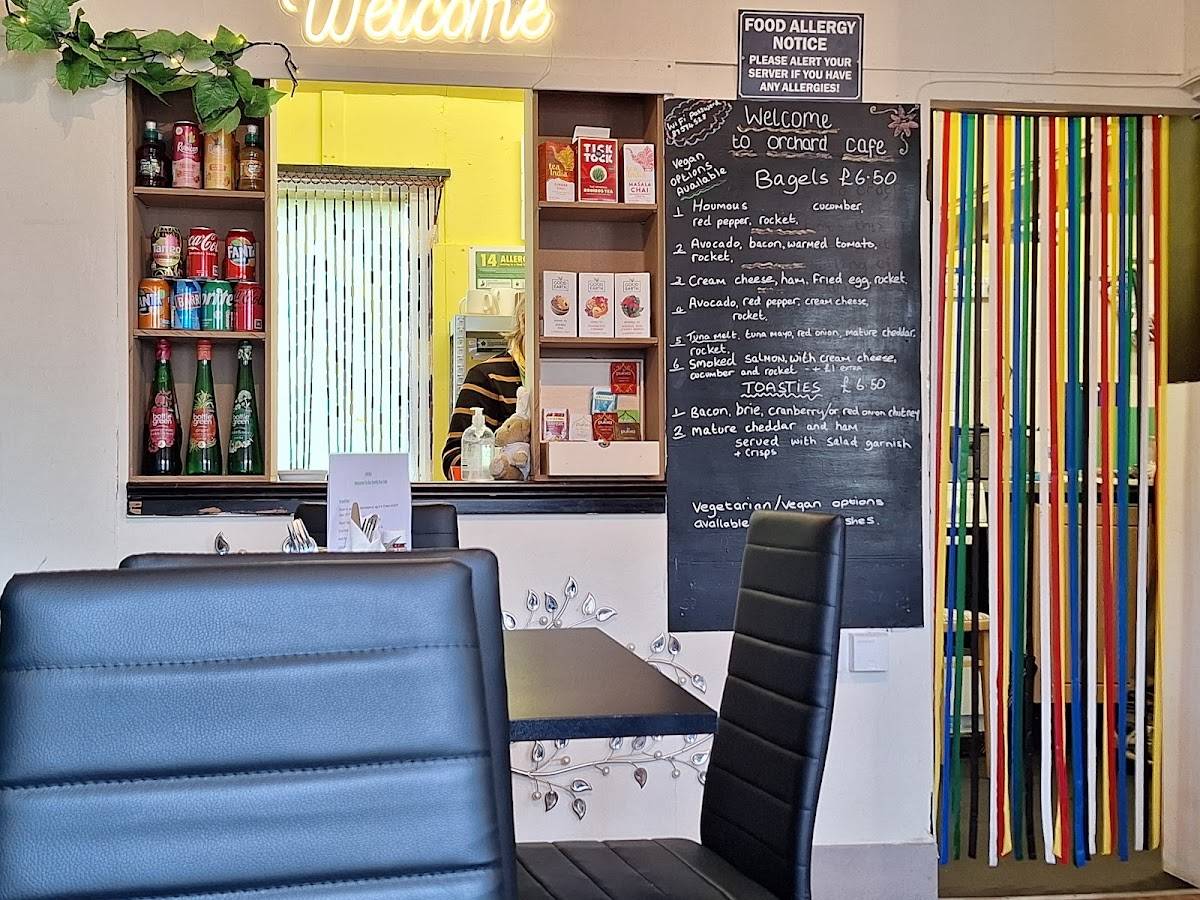 Menu at The Orchard Café & Garden cafe, Chudleigh Knighton