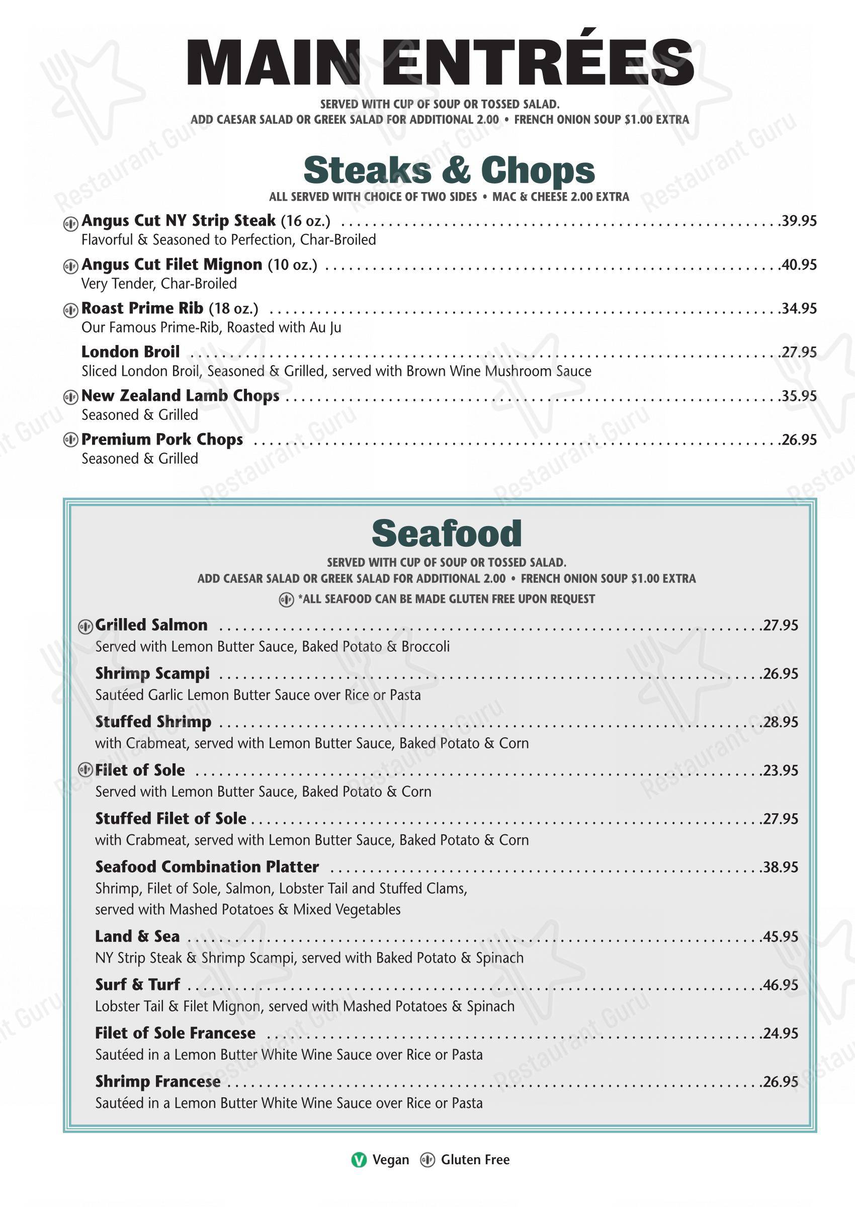 Menu at The Randolph Diner Bar & Grill, Randolph, 517 NJ-10