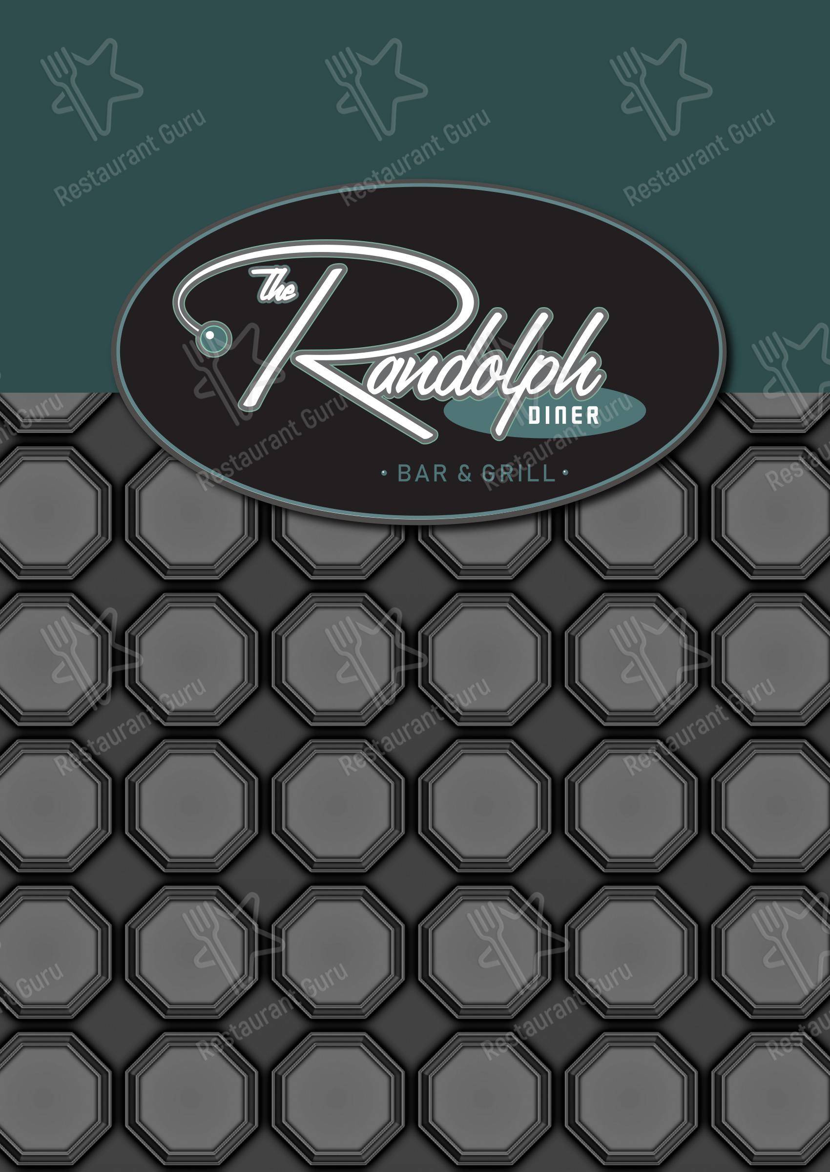 Menu at The Randolph Diner Bar & Grill, Randolph, 517 NJ-10